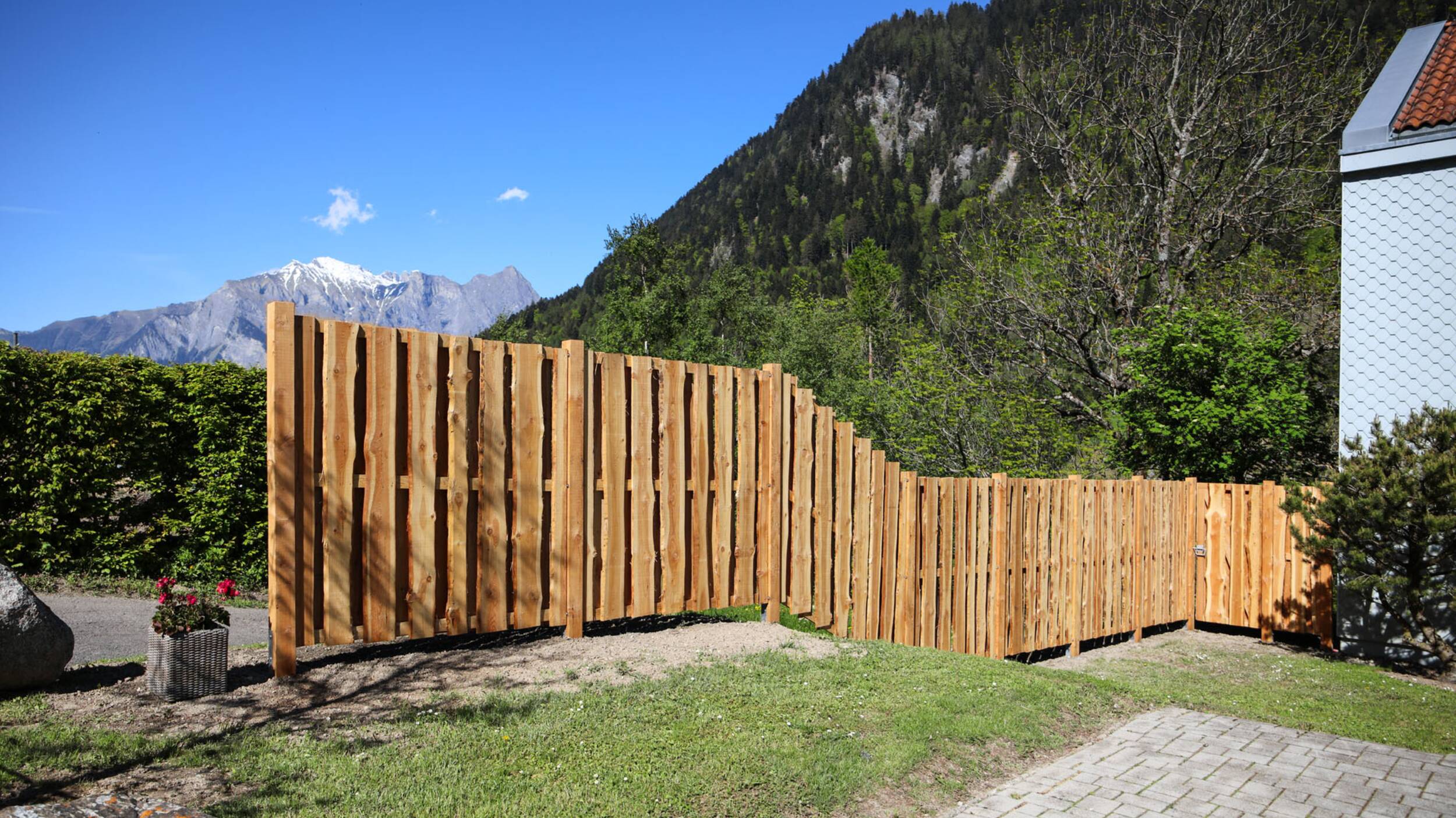 Fabelhafte Zaun Holz Sichtschutz Bilder