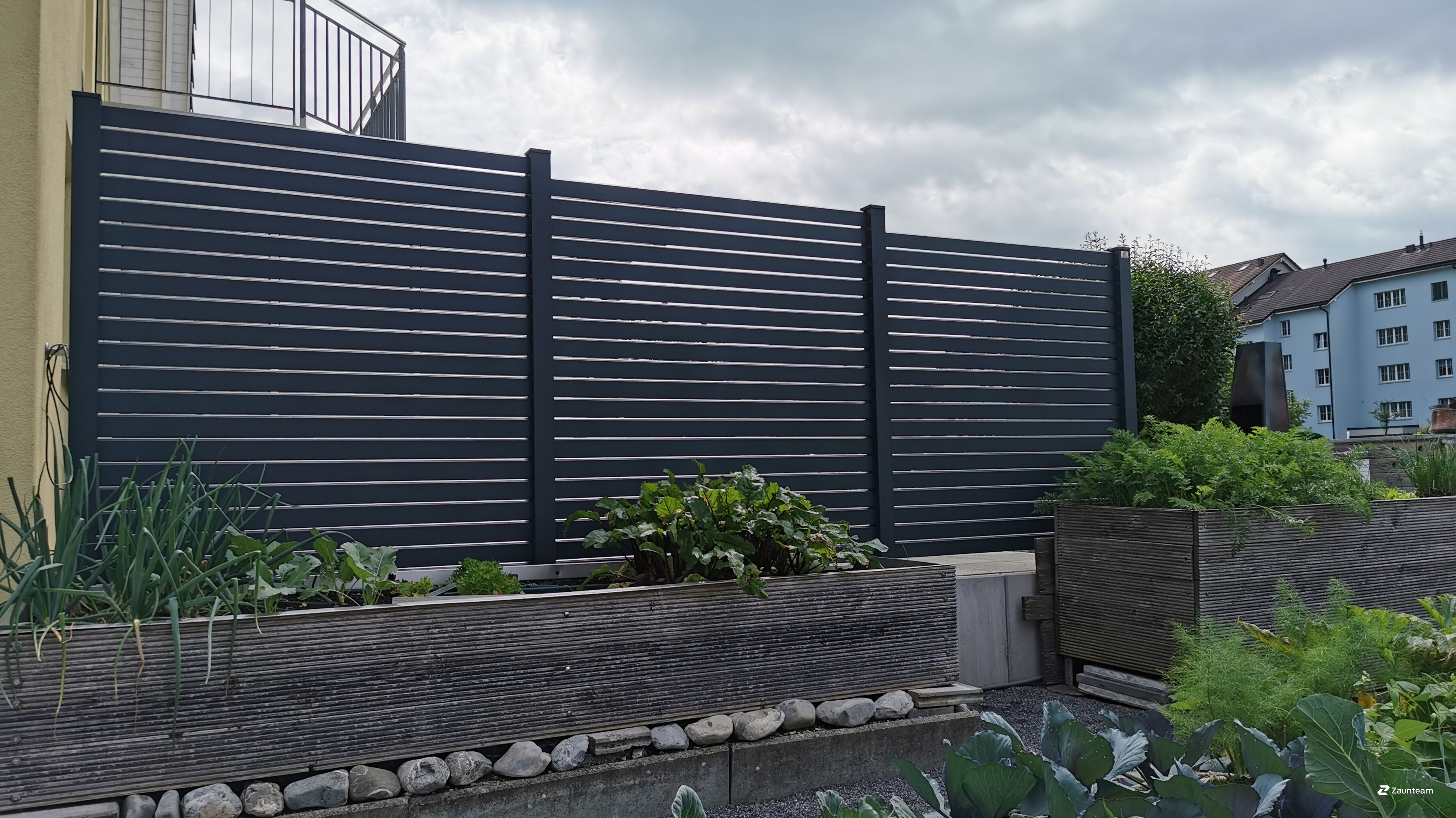 Zaunteam | Alu Varioprofil Rhombus einbetoniert, 9050 Appenzell