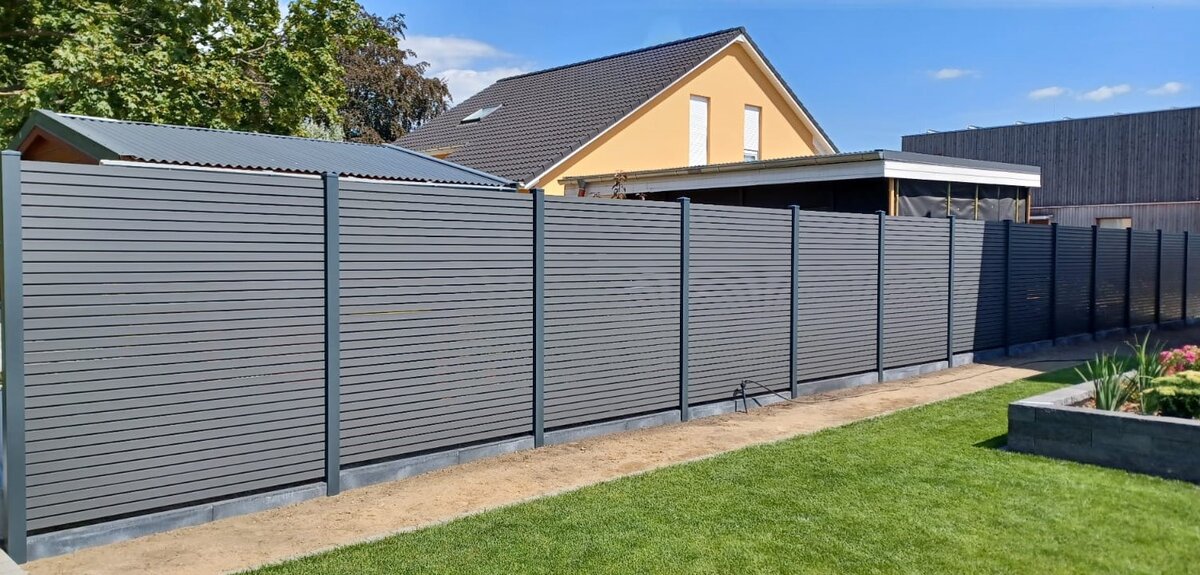 Zaunteam | Alu Varioprofil Rhombus einbetoniert, 06895 Zahna- Elster